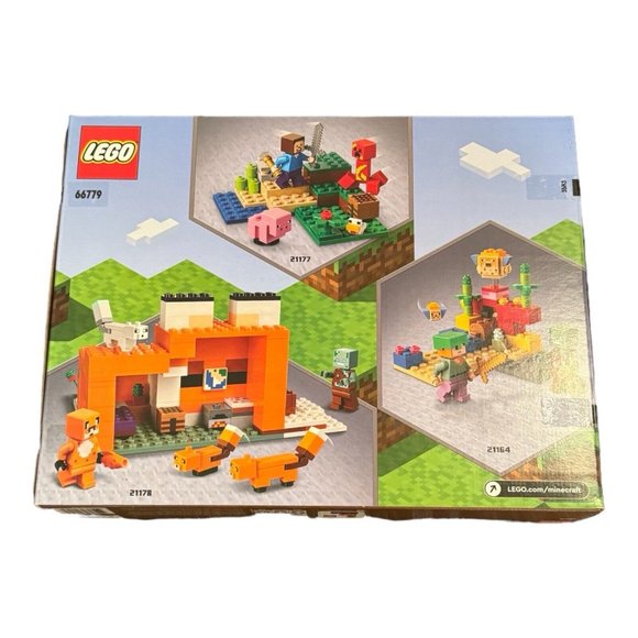 Lego | Toys | Lego 66779 Minecraft Overworld Adventures Pack New 3 In ...